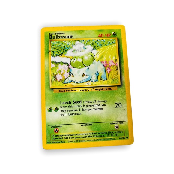 Pokemon | Toys | Bulbasaur 442 1999 2nd Edition Base Set Pokemon Card ...